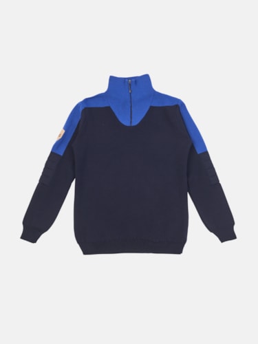 Dalseter Explorer Knitted Sweater Dark Blue - Woolland